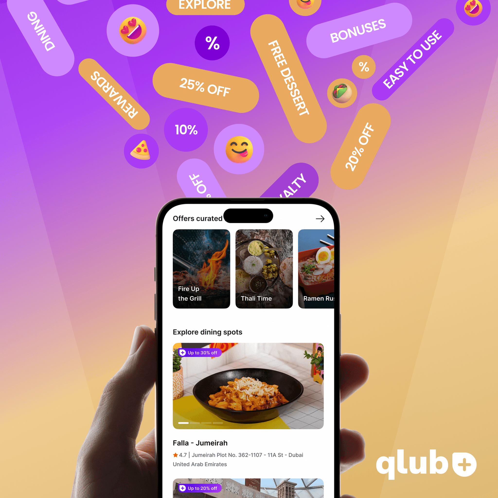 qlub+ | Restaurant Rewards Program & Dining Deals in UAE